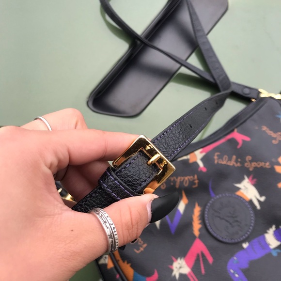 Carlos Falchi | Bags | Vintage 8s Falchi Sports Animal Crossbody Bag ...